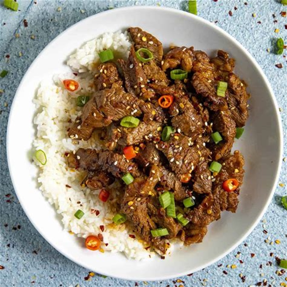 Large Beef Bulgogi with Jasmine rice (Pre-made, frozen) - Dinner Factory